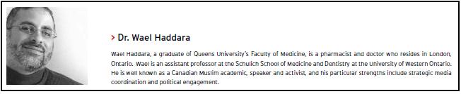 Wael Haddara resigned from the board of the Muslim Association of ...